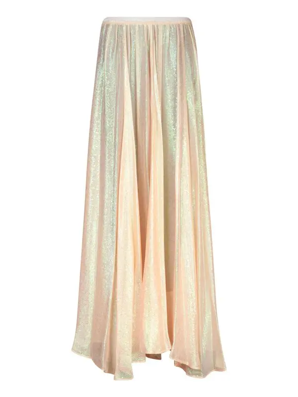 FORTE_FORTE Chiffon Long Skirt - Nude