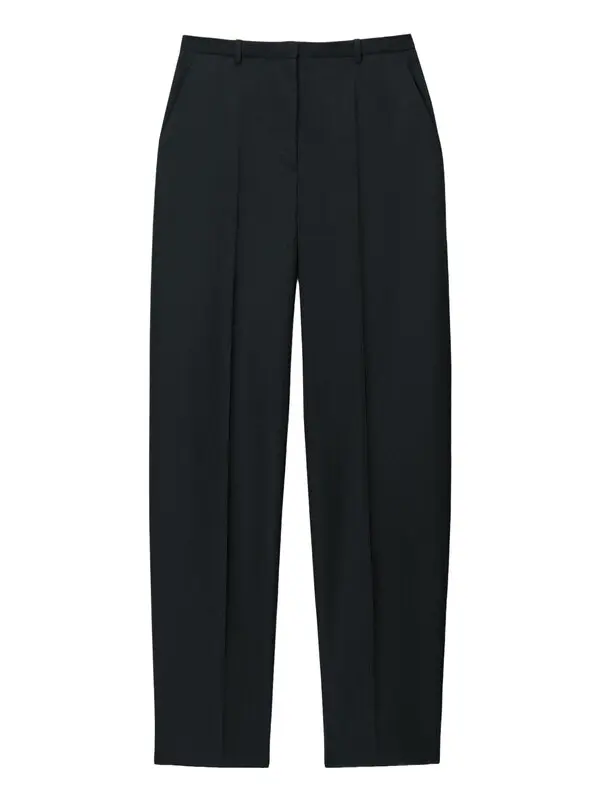 Alexander Wang Slit Back Low Waisted Tailored Trousers - Black
