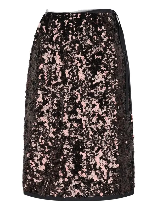 Prada Sequined Skirt - Black