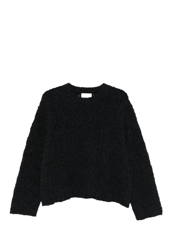 LOULOU STUDIO Nia Sweater - Black