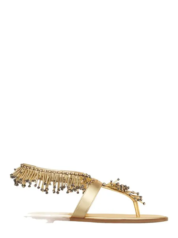 Dior Eclat Thong Sandals - Golden