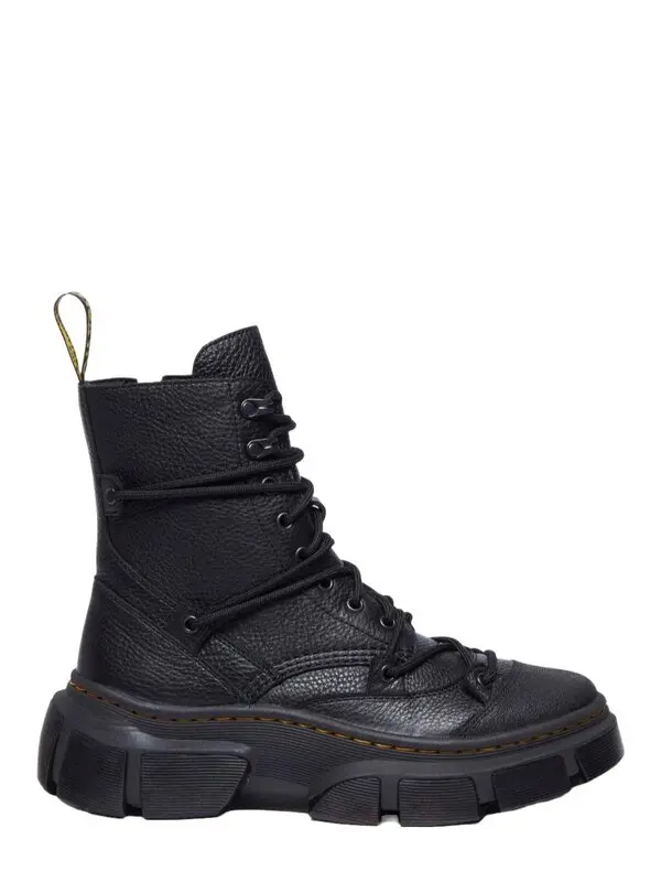 Dr. Martens Leather Combat Boots - Black