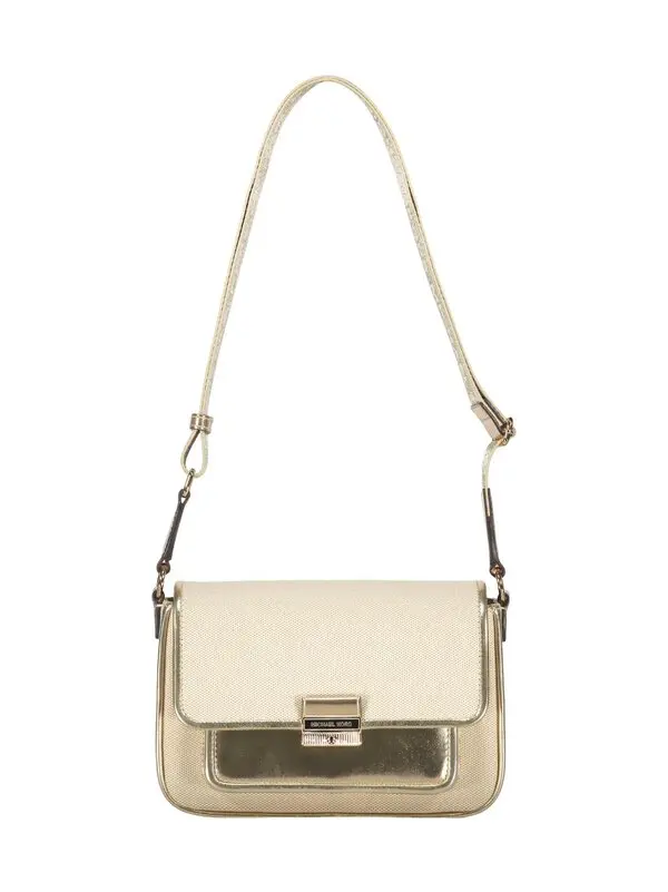 Michael Kors Logo Strap Shoulder Bag - Nude