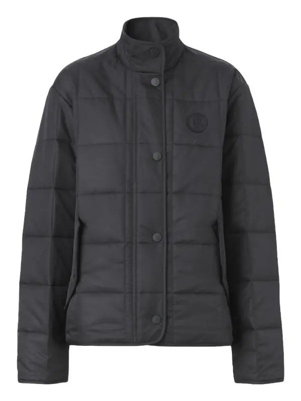 Burberry Monogram Motif Quilted Jacket - Black
