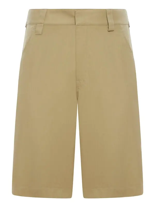 Bottega Veneta Twill Shorts - Nude