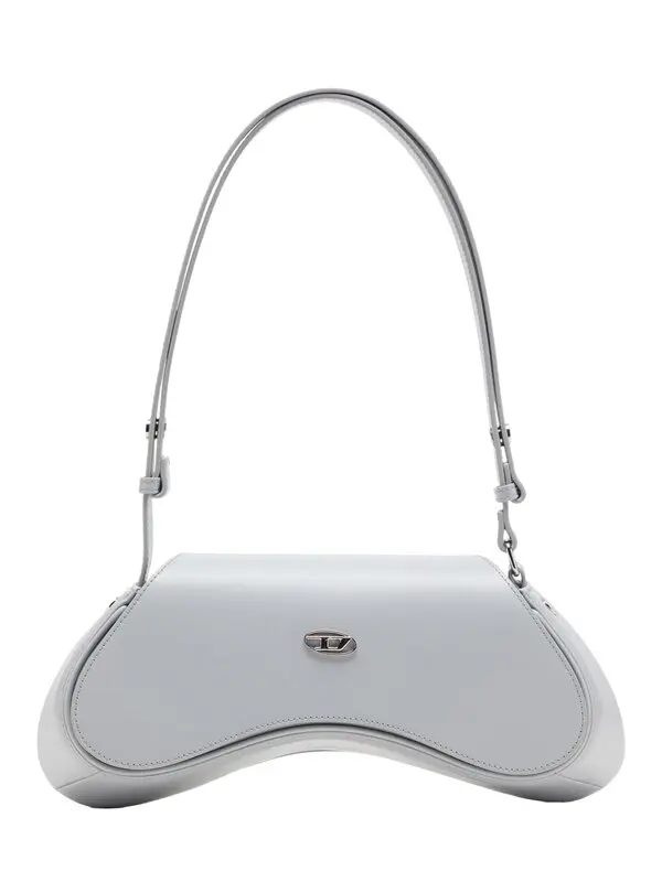 DIESEL® Play Crossbody Curved Shoulder Bag - Grey