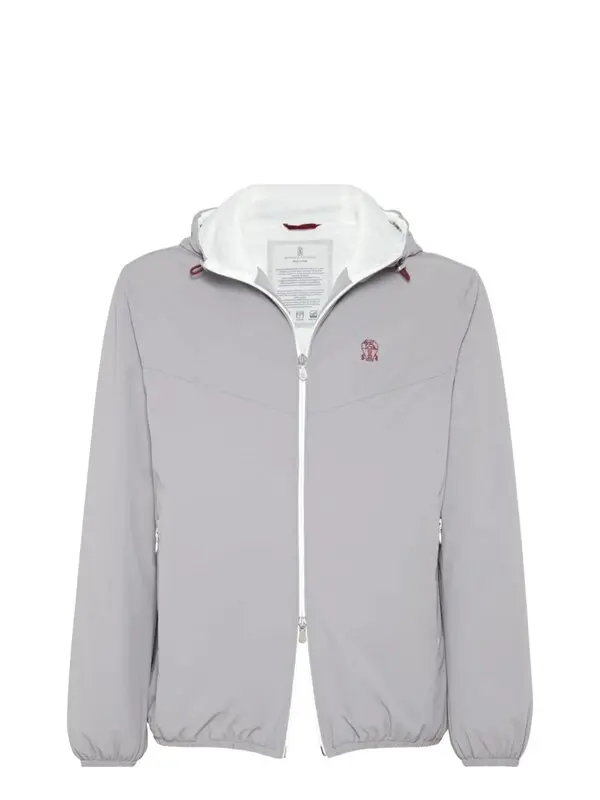 Brunello Cucinelli Water-resistant Zipped Hooded Jacket - No