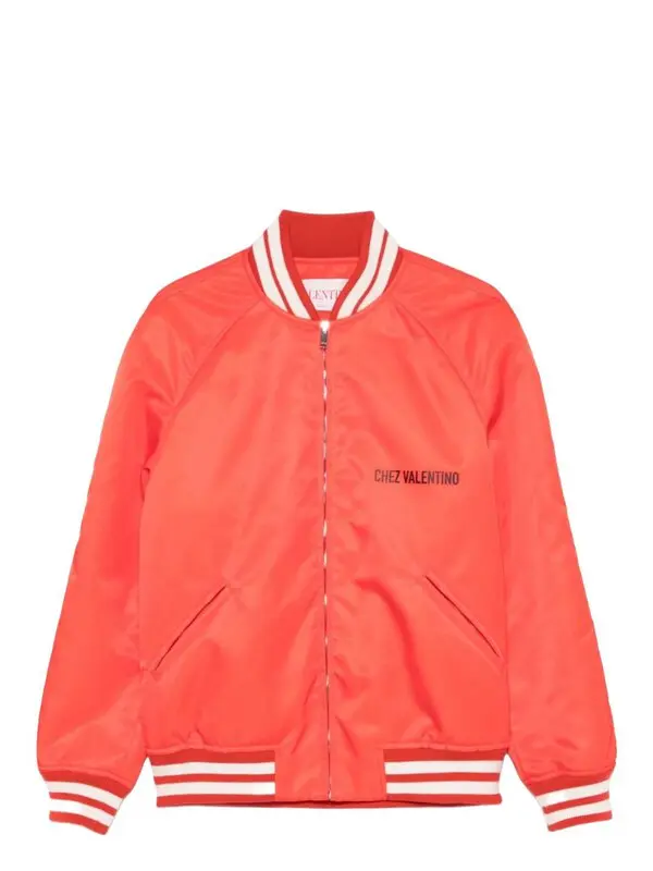 Valentino Garavani Chez Bomber Jacket - Orange