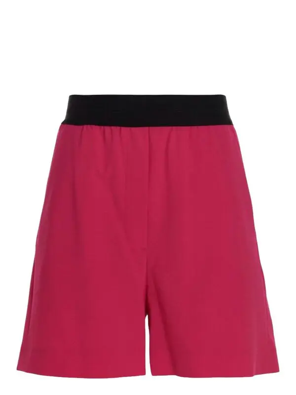 MSGM Elasticated Waist Bermuda Shorts - Red