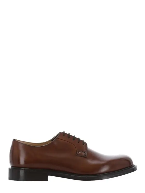 Church's Round-toe Lace-up Derby Shoes - Brown
