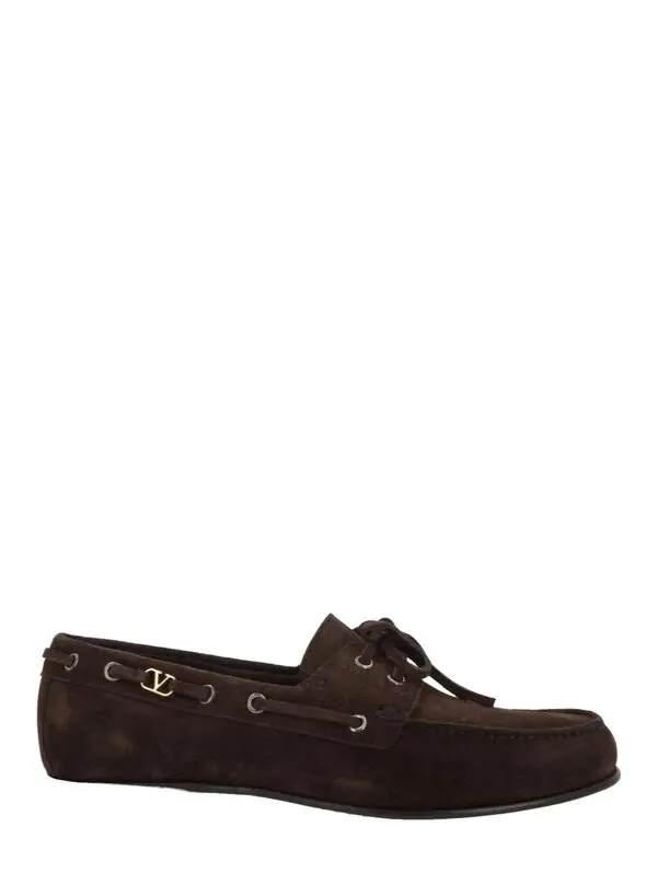 Valentino Garavani Square Toe Slip-on Loafers - Black