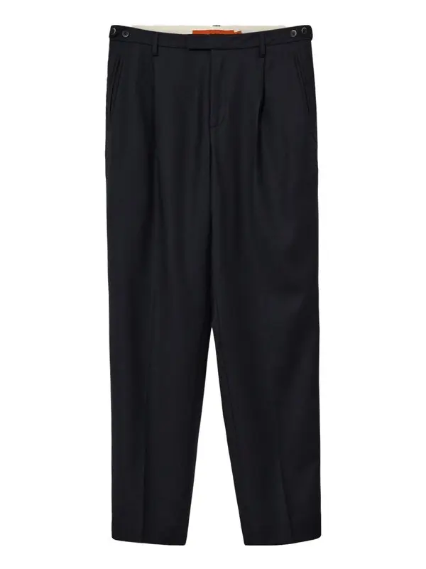 Barena Venezia Pleated Casual Pants - Black