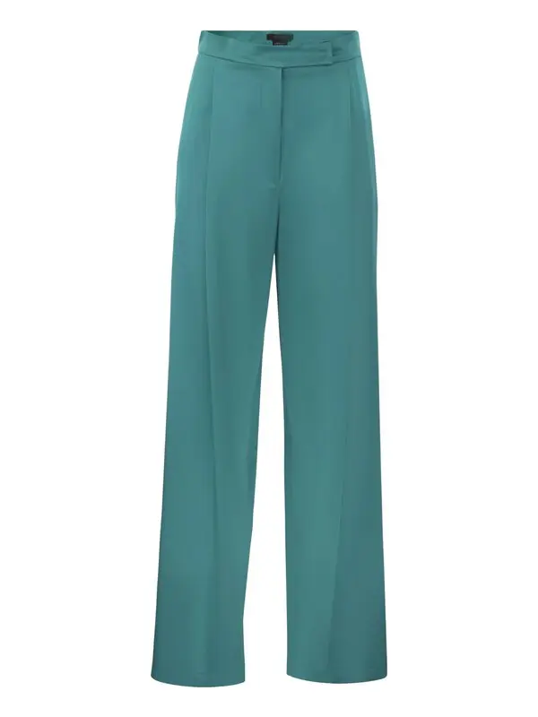 Max Mara High Waist Tailored Trousers - Blue