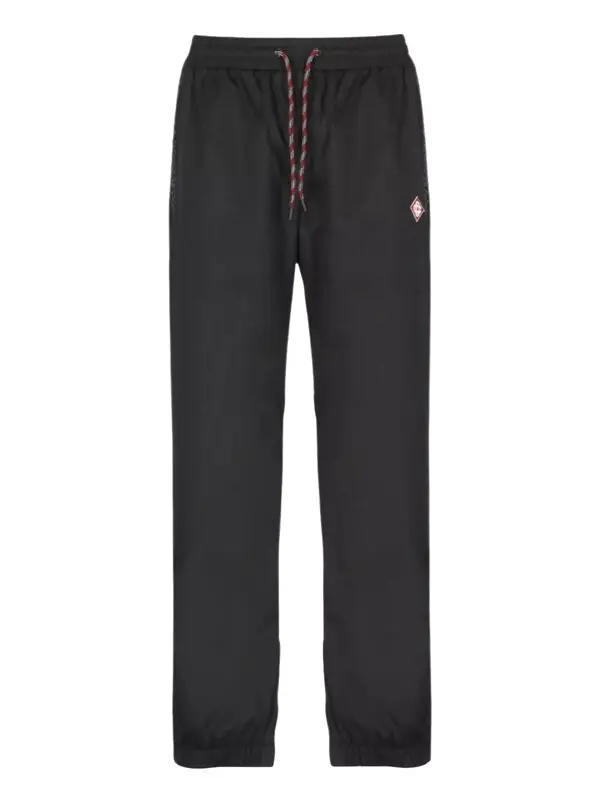 Casablanca Logo Embroidered Track Pants - Black