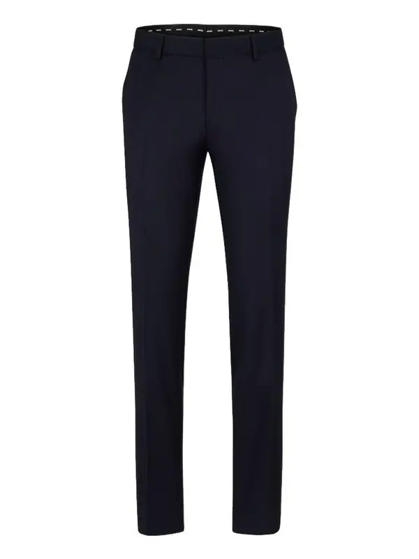 Hugo Boss Slim Fit Tailored Trousers - Black