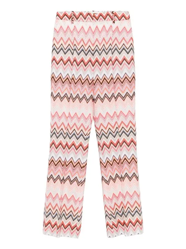 Missoni Zigzag Patterned Trousers - Multi-color