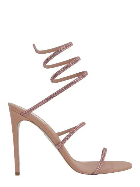 Rene Caovilla Embellished Stiletto Heeled Sandals - Phardrose