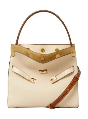 Tory Burch Lee Radziwill Top Handle Bag - New Cream Color