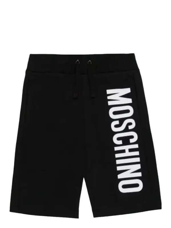 Moschino Detail Shorts - Black