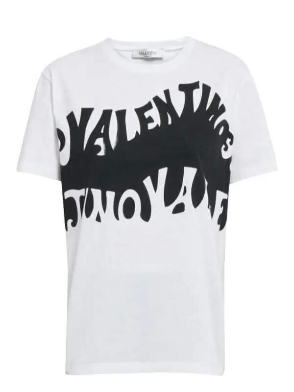 Valentino Garavani Trunk Alphabet Printed T-shirt - White
