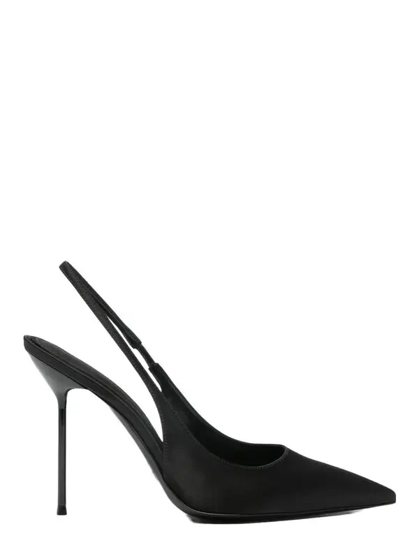 Paris Texas Lidia Pointed-toe Slingback Pumps - Black