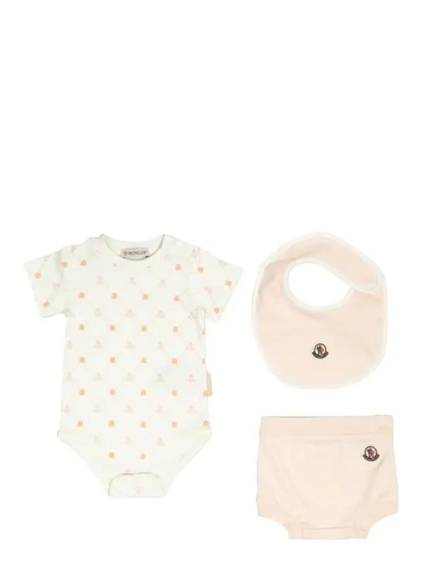 Moncler Three-piece Logo Patch Set - Pink
