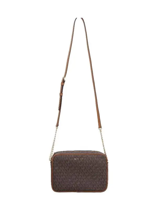 Michael Kors Jet Set Zipped Crossbody Bag - Brown