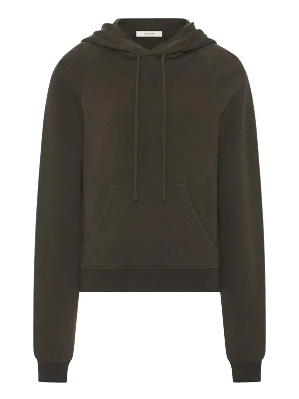 THE ROW Ribbed-trim Hoodie - Warm Tan