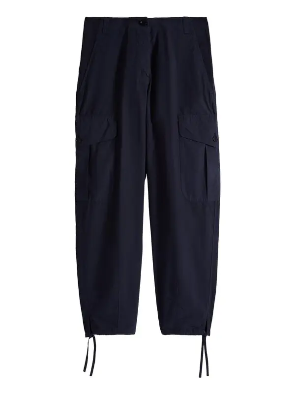 Aspesi Tapered Cargo Trousers - Black