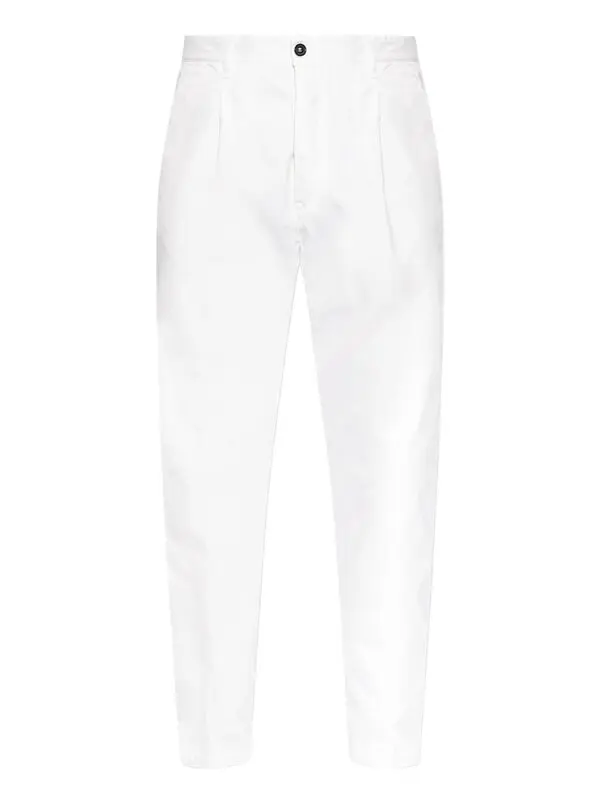 Dsquared2 One Pleat Pants - White