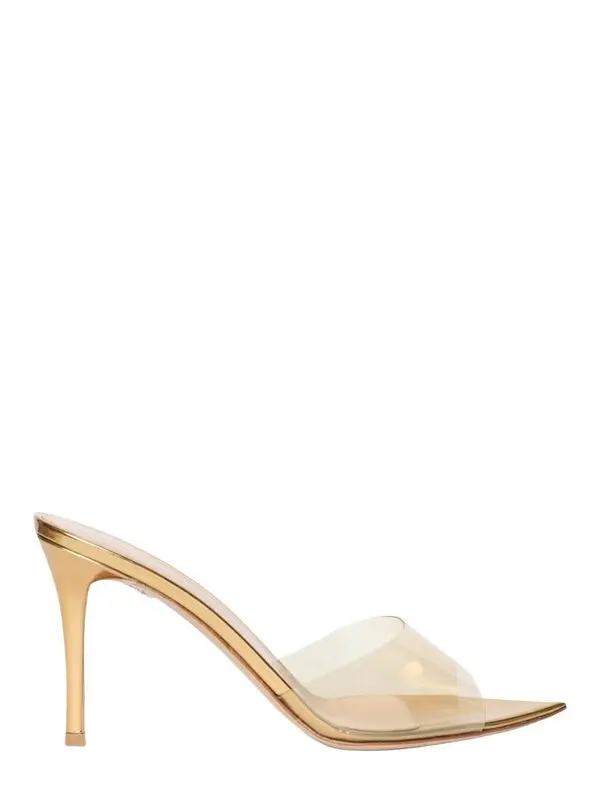 GIANVITO ROSSI Elle Pointed Toe High Heel Sandals - Nude