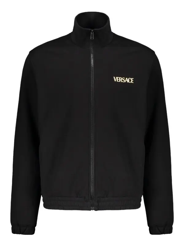 Versace Medusa Head Zipped Sweatshirt - Black