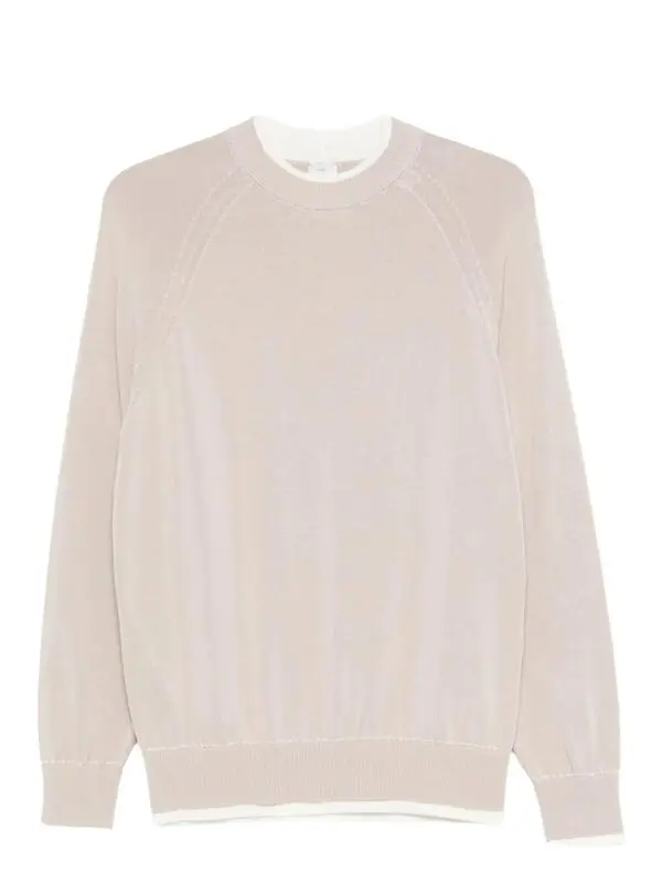 Eleventy Long-sleeved Knitwear - Sand Beige