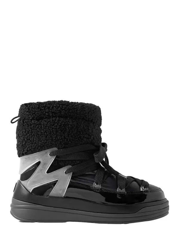 Moncler Insolux High Top Lace-up Boots - Black
