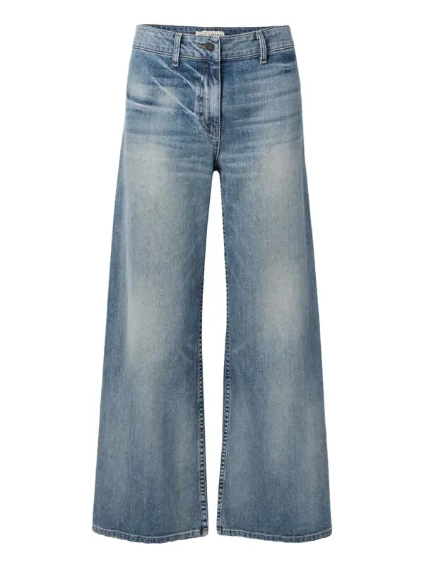 NILI LOTAN Megan Wide-leg Jeans - Gray