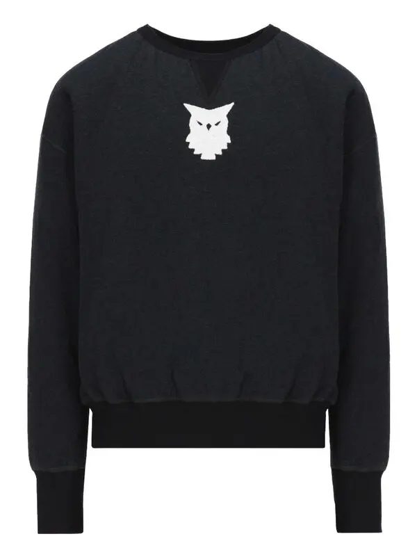 MAISON MARGIELA Animal Totem Patch Detail Sweatshirt - Black