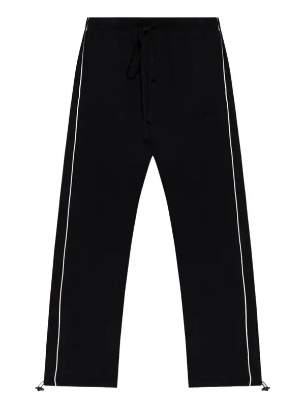 Fear Of God Side-stripe Drawstring Sweatpants - Black
