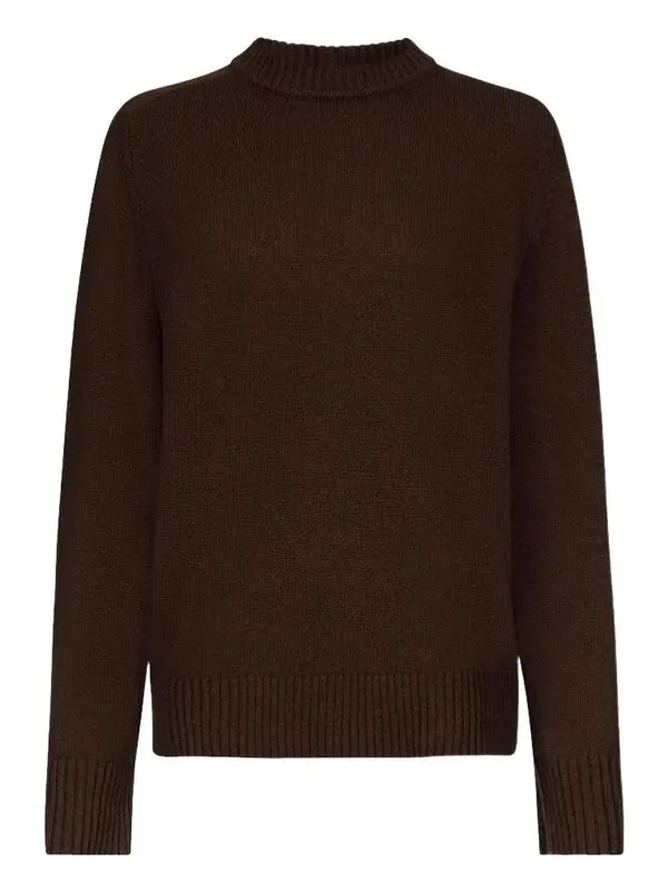 Loulou De Saison Ribbed Crewneck Knitwear - Black