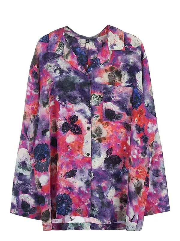 Alexander McQueen Floral Printed Relaxed Fit Shirt - Multicolor