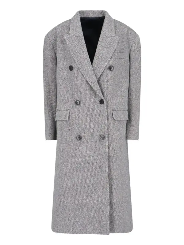 Isabel Marant Étoile Double-breasted Coat - Gray