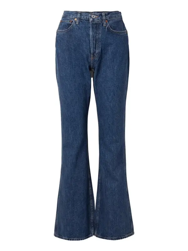 RE/DONE The Riding Jean In Dark Wash - Blue