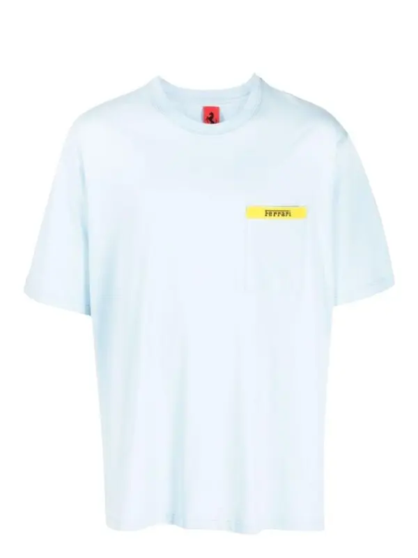 FERRARI Logo Short-sleeved T-shirt - White