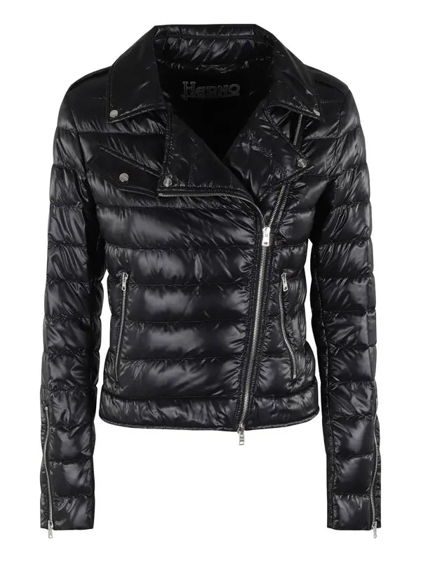 Herno Ultralight Bomber Jacket - Black