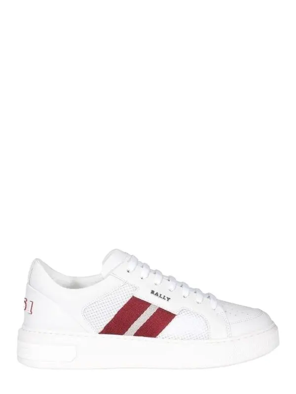Bally Melys Side-stripe Sneakers - White