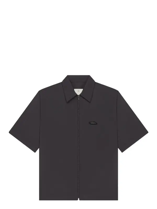 Givenchy Logo Patch Short-sleeved Shirt - Black