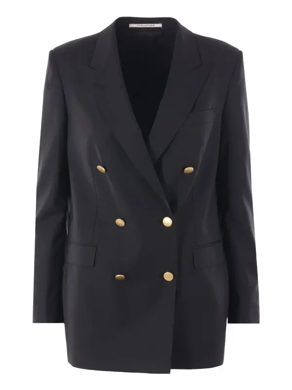 Tagliatore Jasmine Double-breasted Tailored Blazer - Black