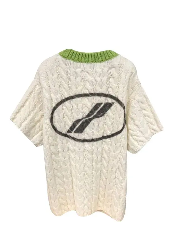 We11Done Round Neck Short Sleeve Pullover - Gray