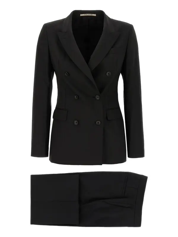 Tagliatore Double-breasted Suit - Black