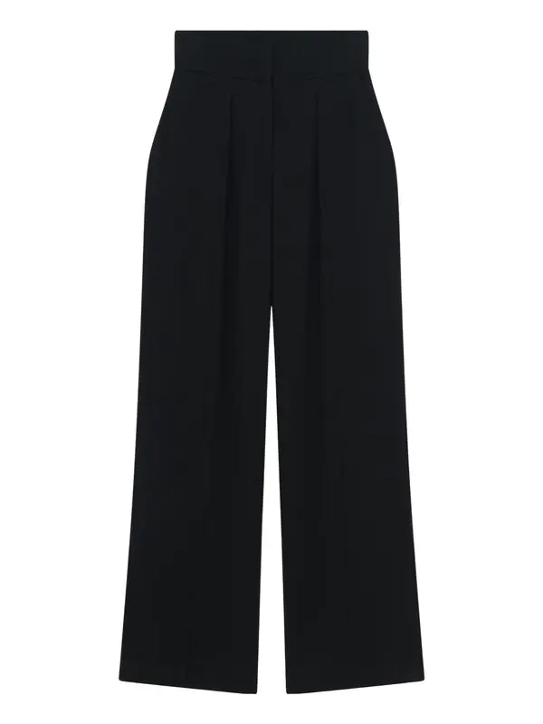 IRO PARIS Kairi High-rise Straight Leg Trousers - Black