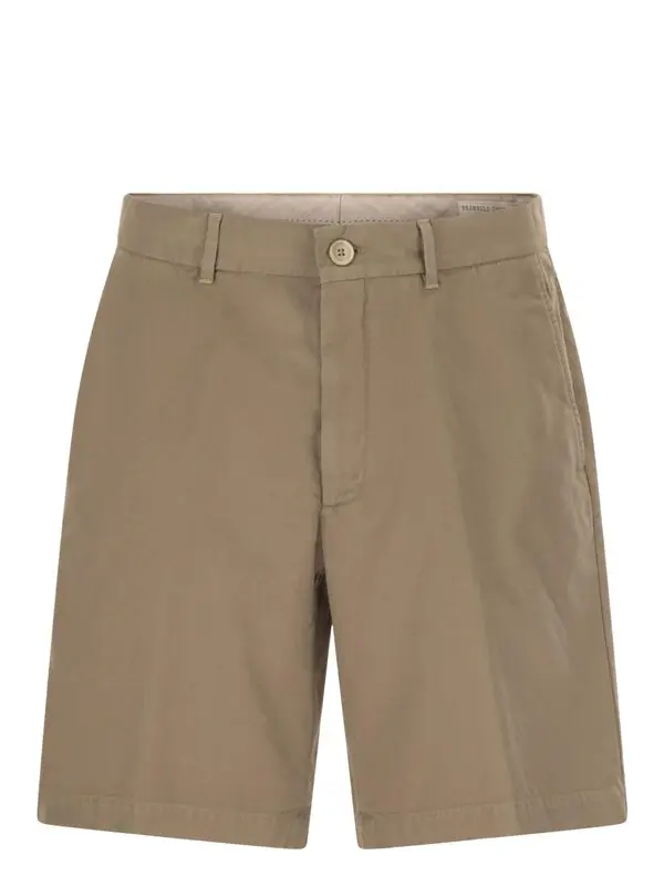 Brunello Cucinelli Buttoned Bermuda Shorts - Brown